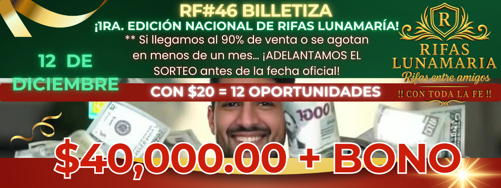 Rifas LunaMaria | Te aliviana la vida,‼️con toda la fe‼️